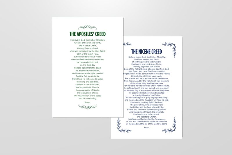 APOSTLE’S CREED/ NICENE CREED PRAYER CARDS (100 Pack) | Diocese of ...