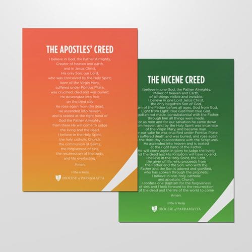 APOSTLE’S CREED/ NICENE CREED PRAYER CARDS (100 Pack) | Diocese of ...