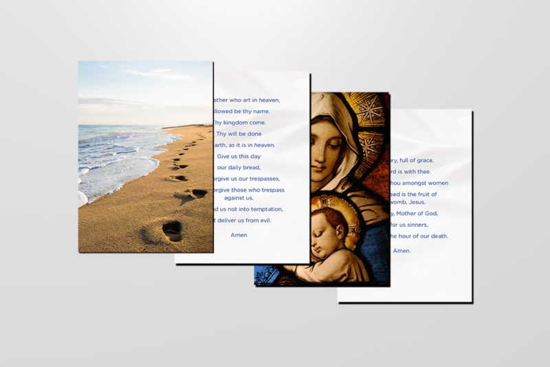 Hail Mary / Our Father Prayer Cards (100 Pack) | Diocese of Parramatta